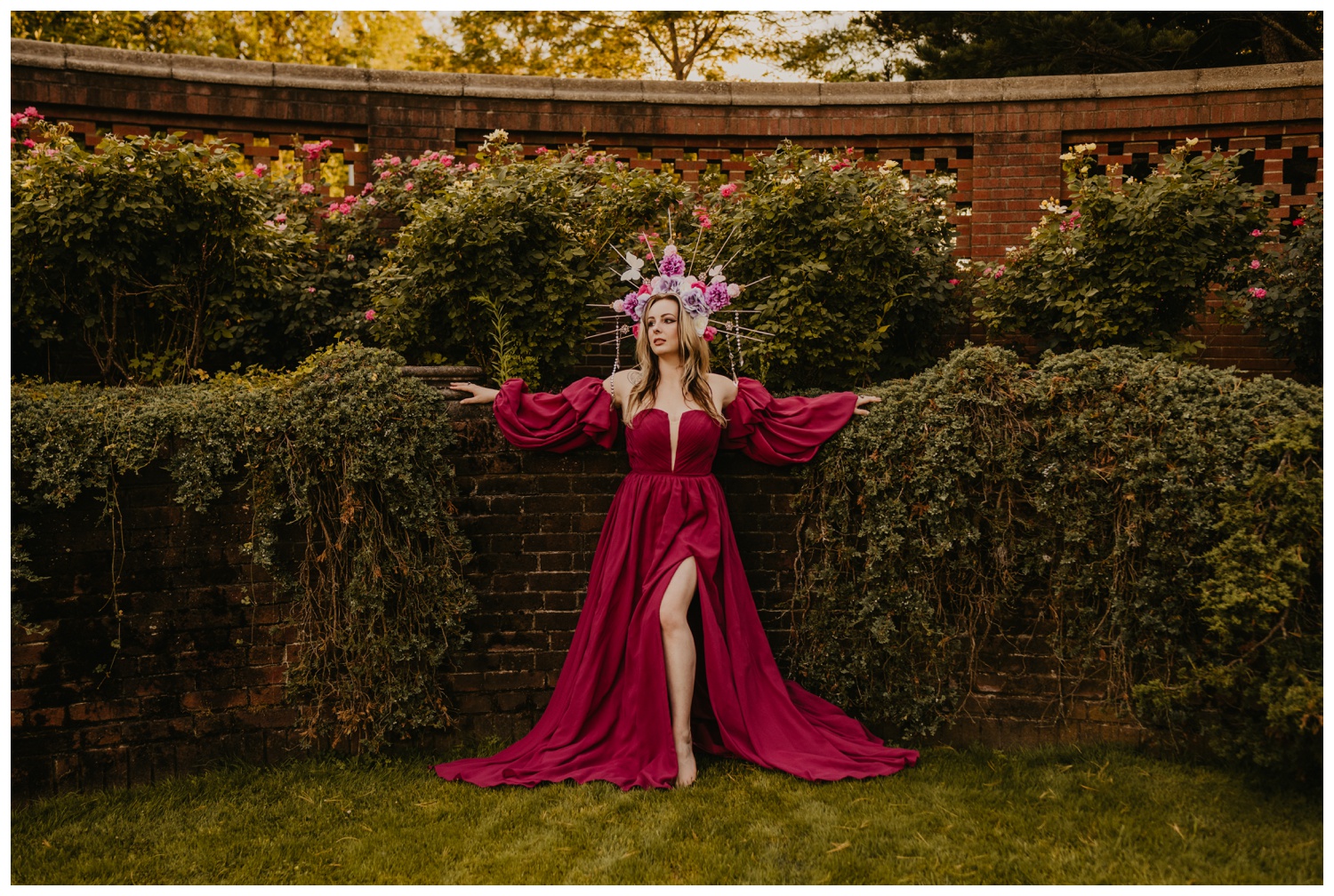 Garden Tea Party Summer Goddess Photoshoots | rubyjeanphotography.com